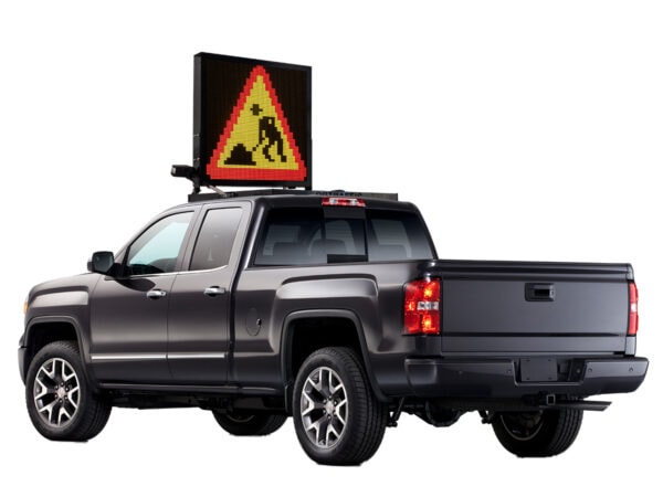 Custom Size Truck Mounted LED Message Board - OPTRAFFIC