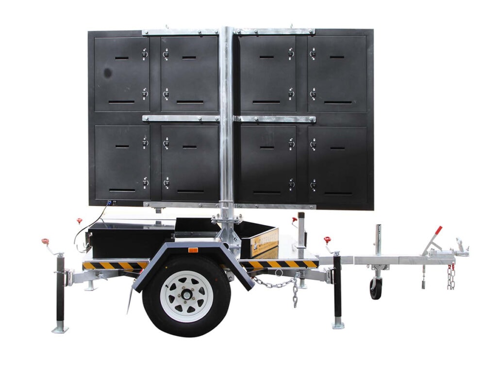 Full Color Mobile Commercial VMS Board - OPTRAFFIC
