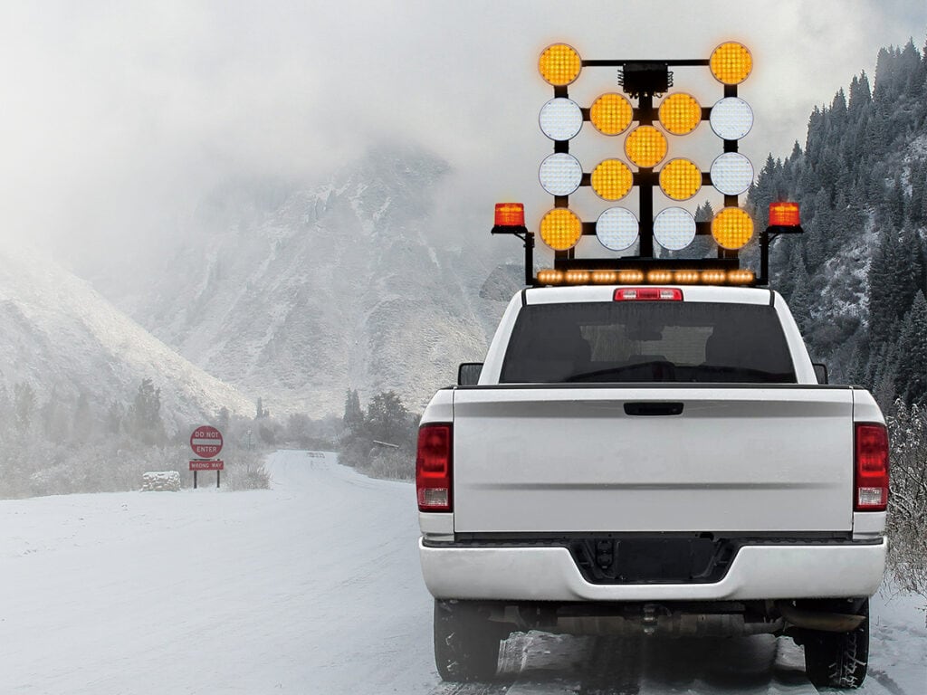 EU Standard Vehicle Arrow Board | Flashing Arrow Panel