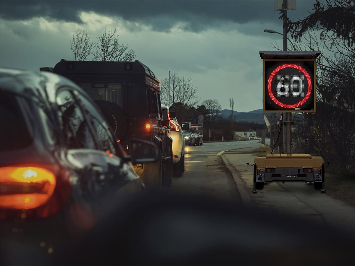The Future of Traffic Control: Portable Radar Speed Signs - Optraffic