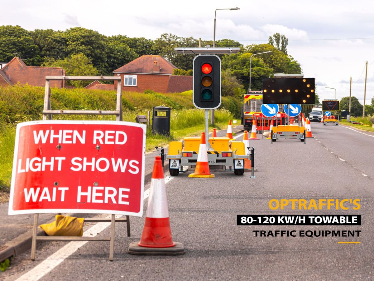 OPTraffic’s 80-120 kW/h Towable Traffic Equipment