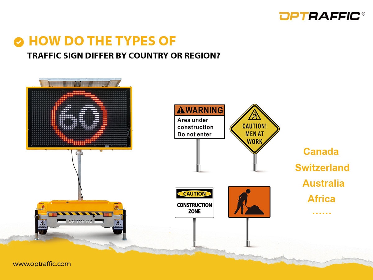 How Do the Types of Traffic Signs Differ by Country or Region?