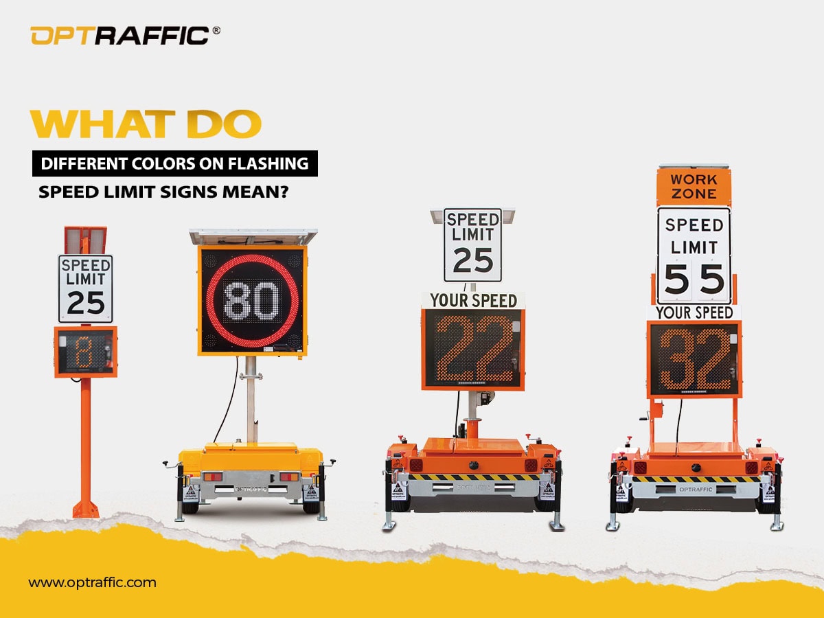 What Do Different Colors On Flashing Speed Limit Signs Mean?