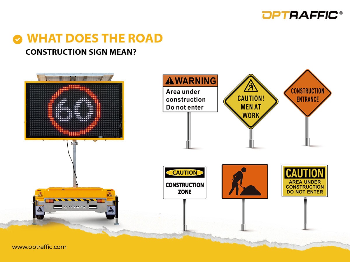 What Does The road Construction Sign Mean?