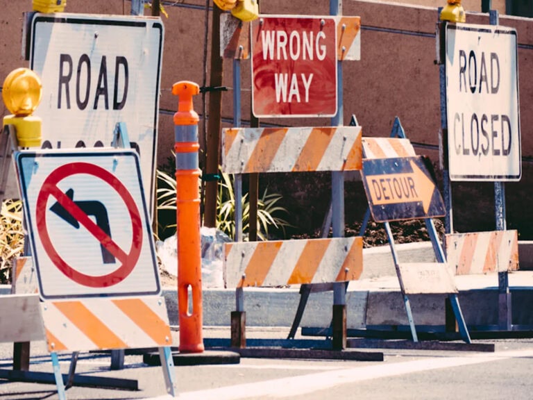What Does The road Construction Sign Mean?