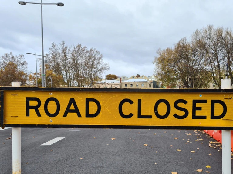 road conditions affect placement of types of traffic sign