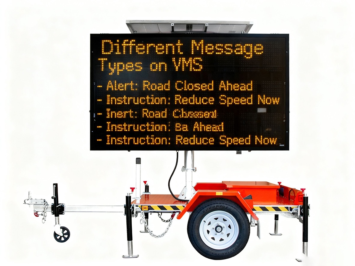 Different Message Types on VMS Display Boards