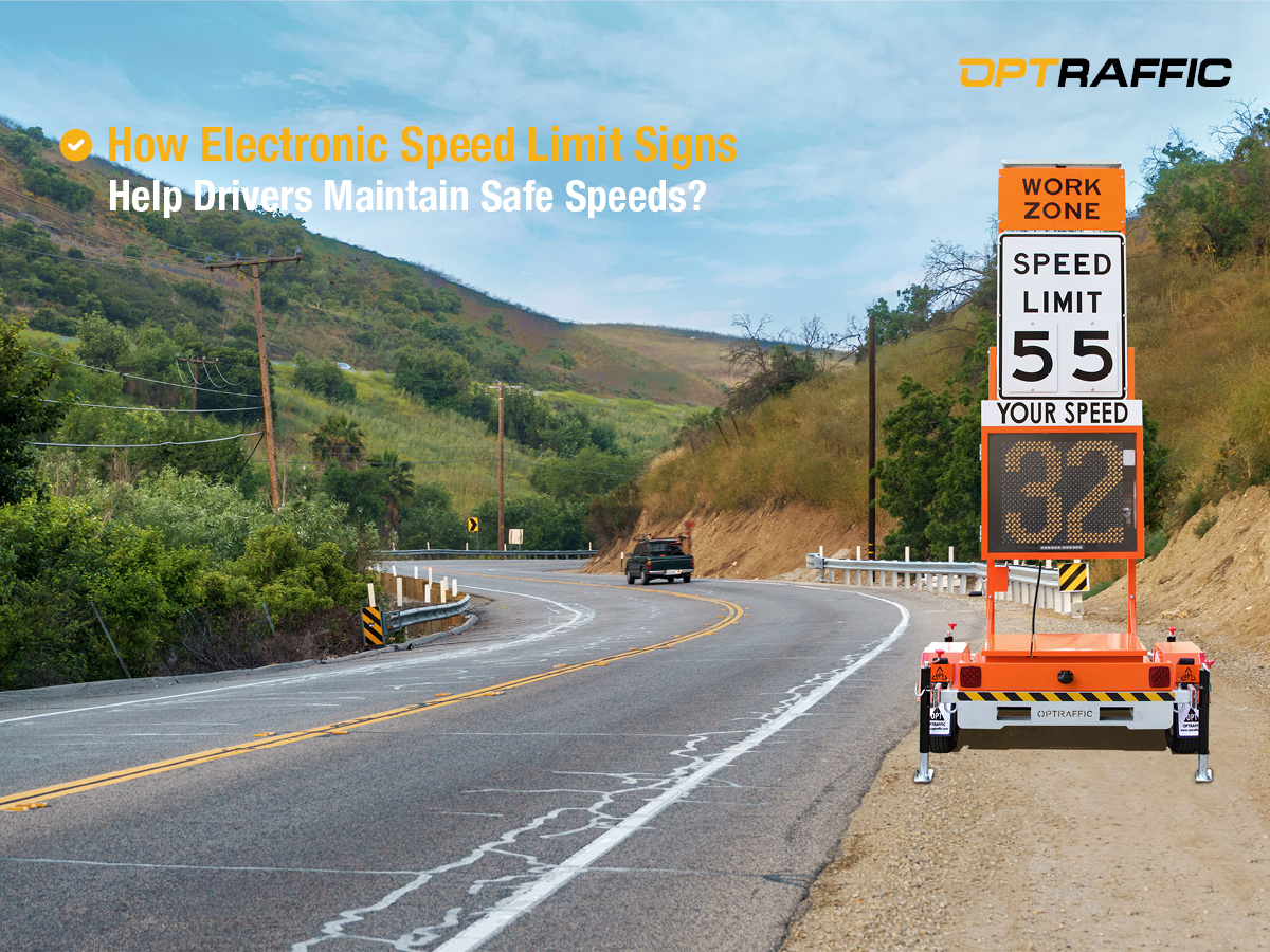 How Electronic Speed Limit Signs Maintain Drivers' Speeds