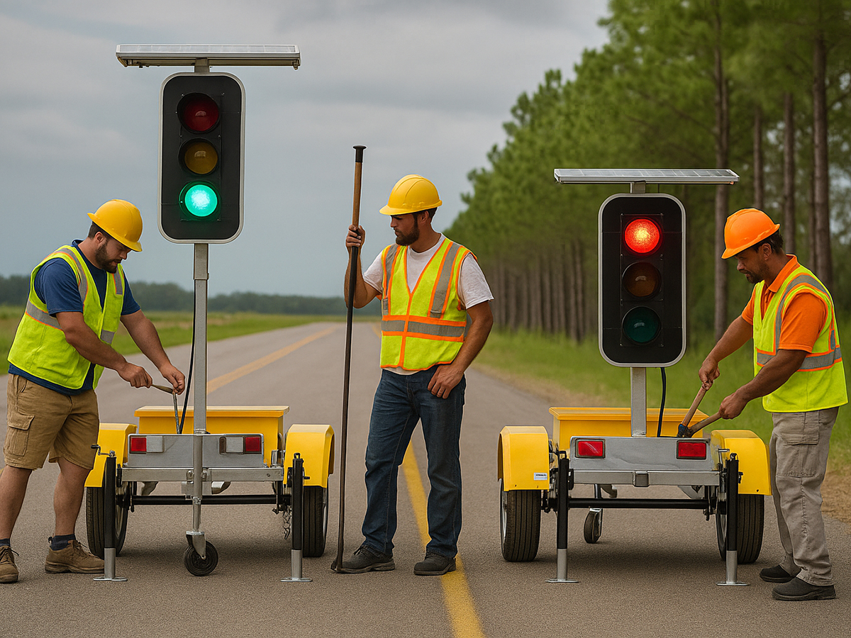 Use LED test tools to maintain your portable traffic lights