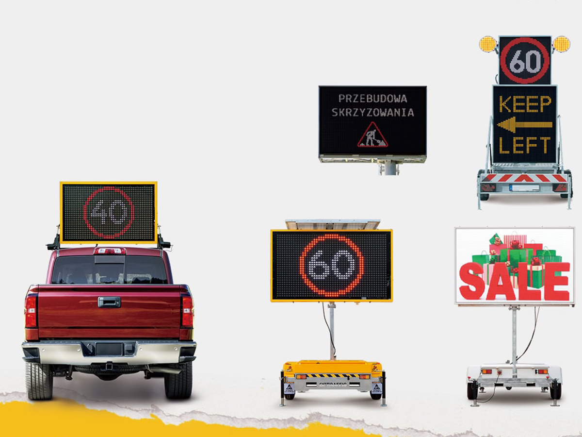 Matrix Type of VMS Message Boards in Modern Traffic Control