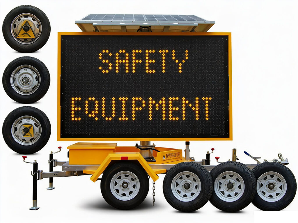 Traffic Message Board Wheels Custom Options